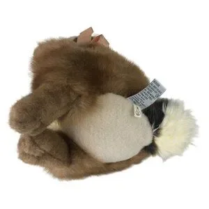 Dakin | Toys | Dakin Brown Real Bunny Sitting Vintage Easter Plush ...